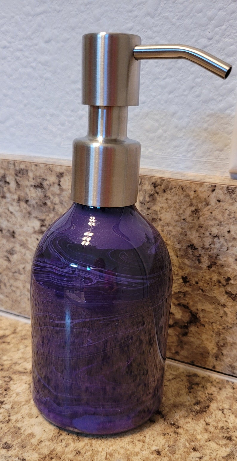Purple Color Blend Soap Dispensers Lotion Bottle Hand - Etsy