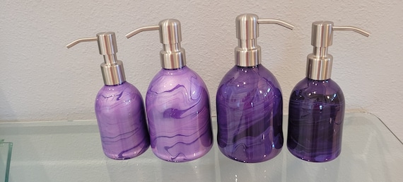Purple Color Blend Soap Dispensers Lotion Bottle Hand - Etsy