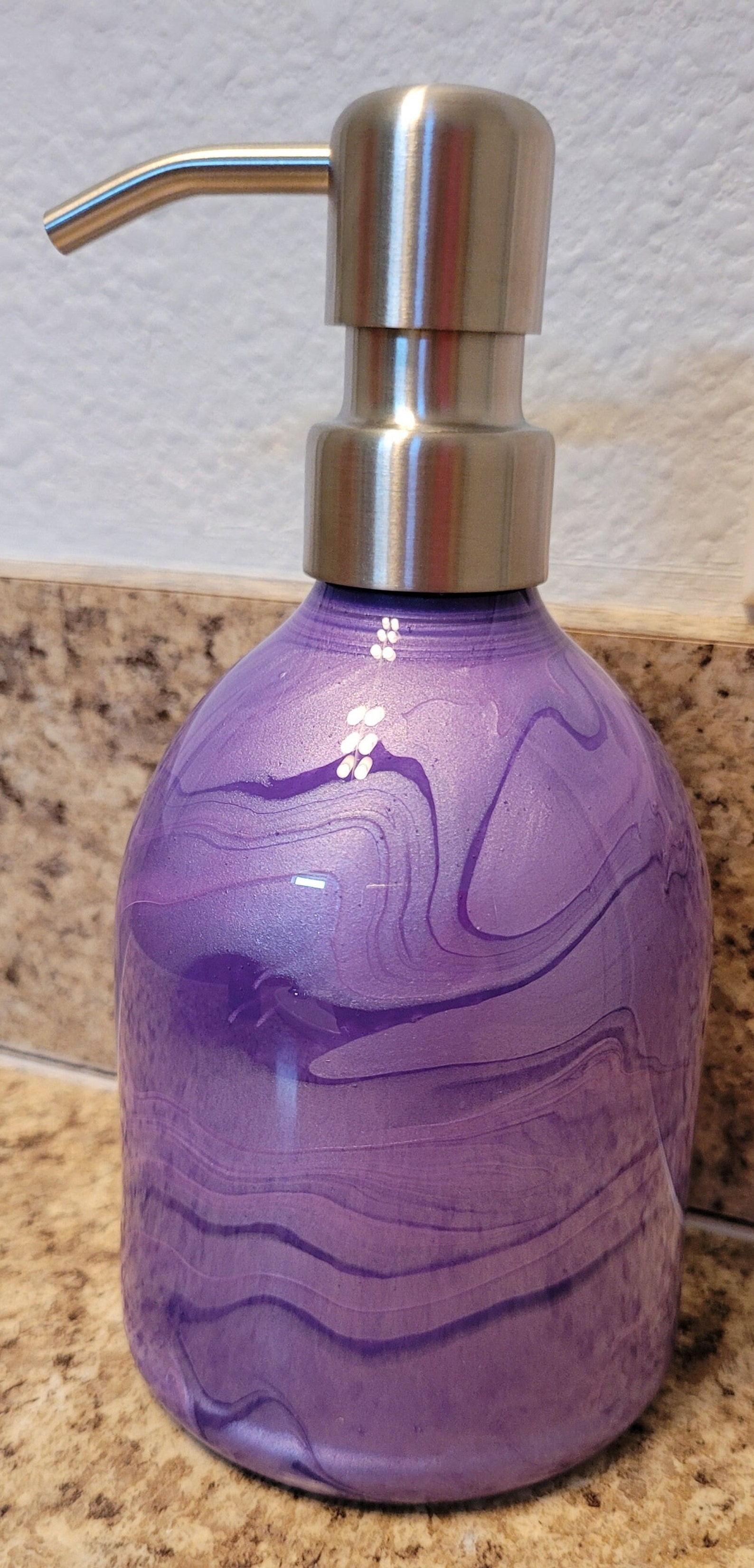 Purple Color Blend Soap Dispensers Lotion Bottle Hand - Etsy