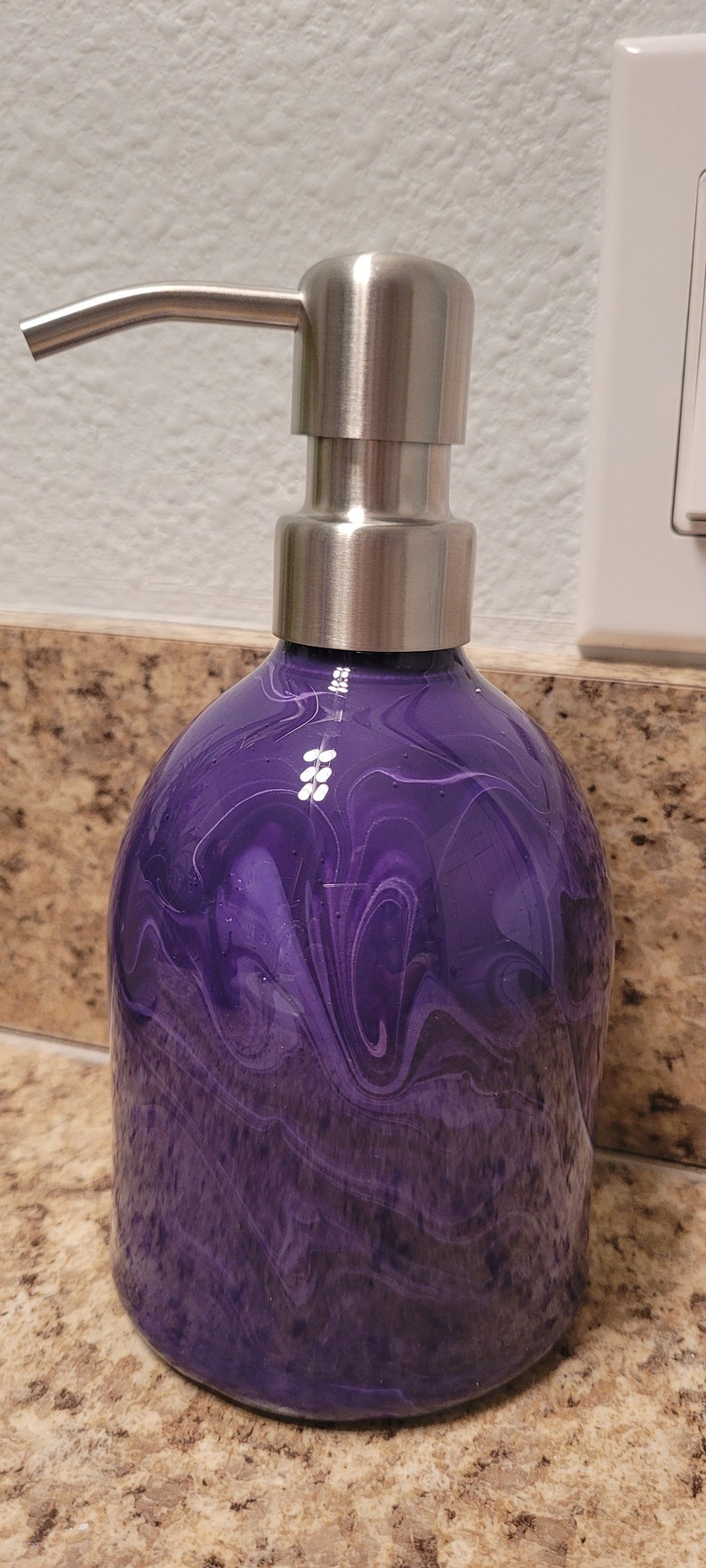 Purple Color Blend Soap Dispensers Lotion Bottle Hand - Etsy