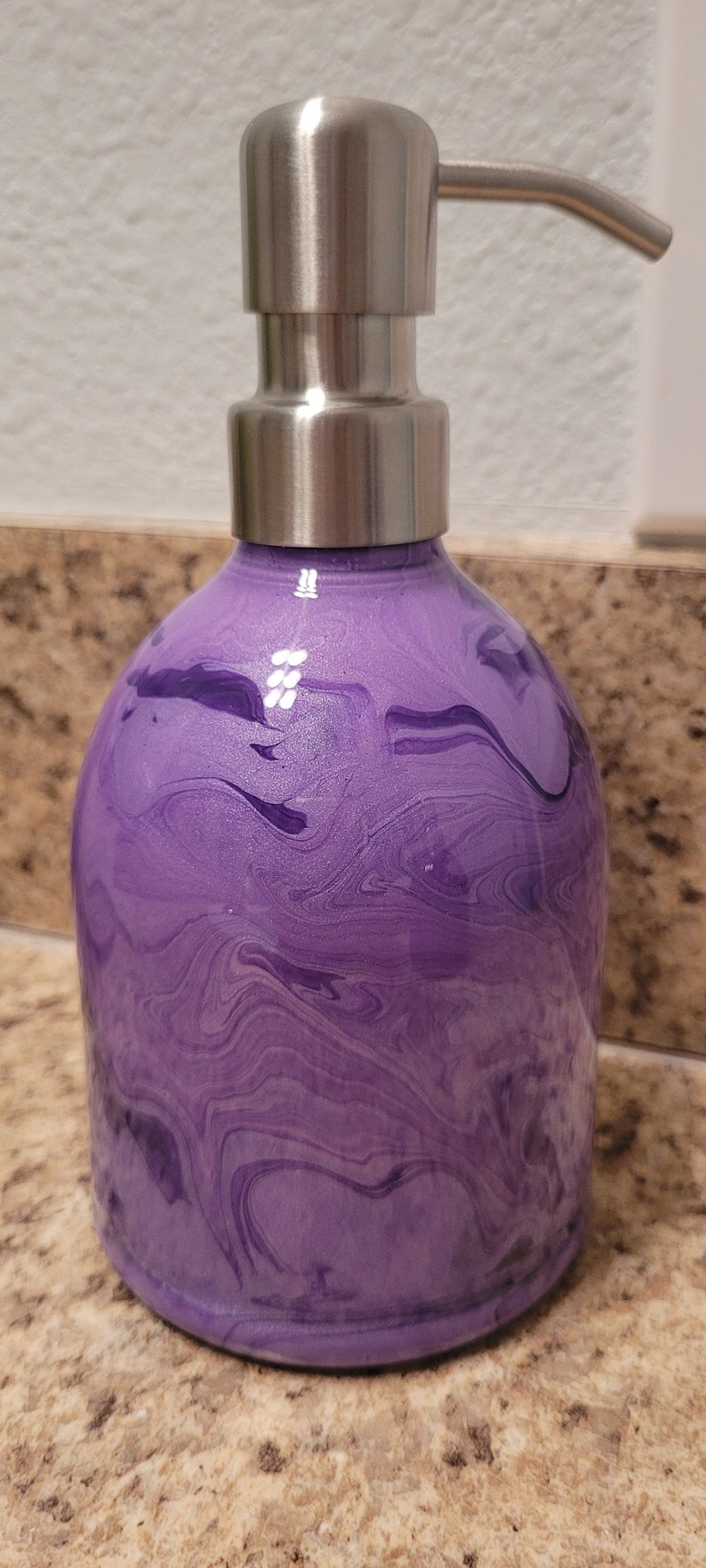 Purple Color Blend Soap Dispensers Lotion Bottle Hand - Etsy
