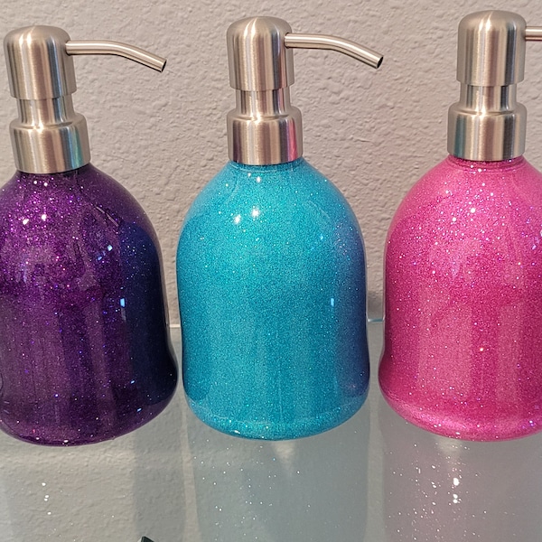 Pink Soap Dispenser - Etsy