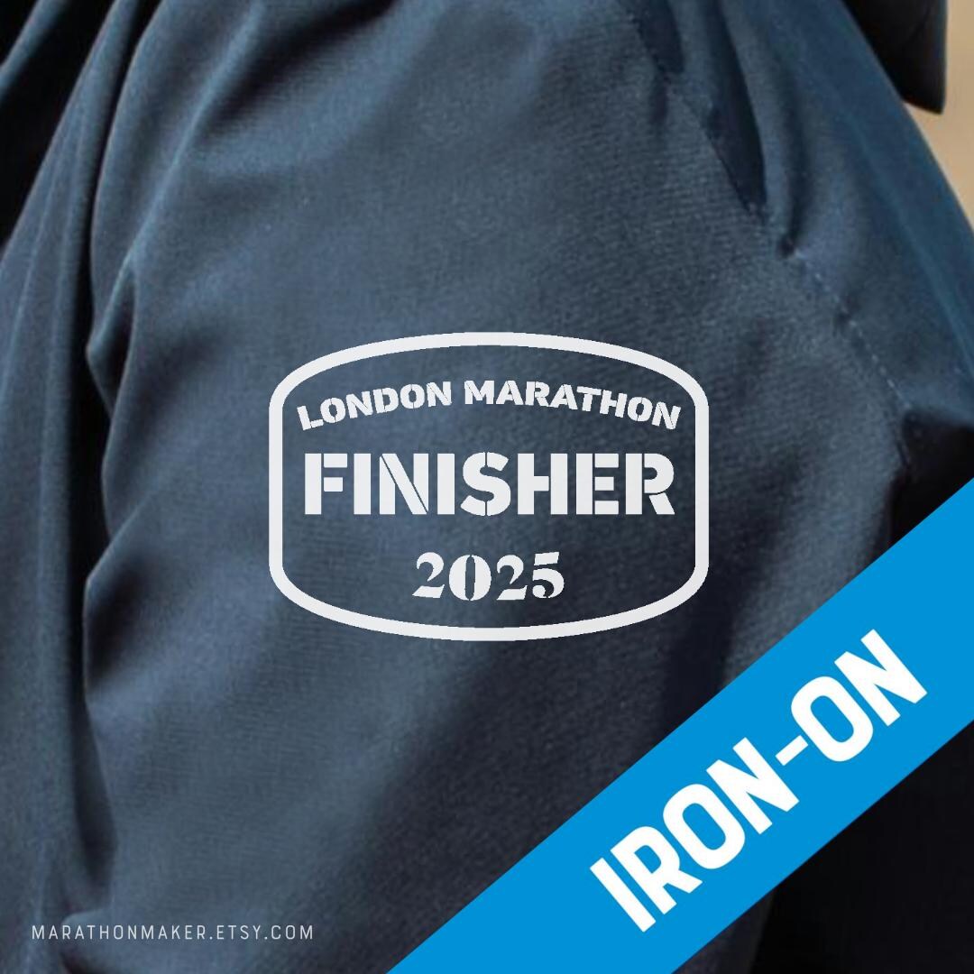 Personalized Race Finisher Iron-on Badge: 5K, Marathon, Tri Gift - Etsy