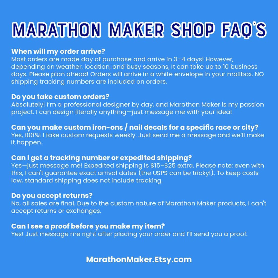 Boston Marathon Qualifier Running Sticker, Blue and Yellow Marathon ...