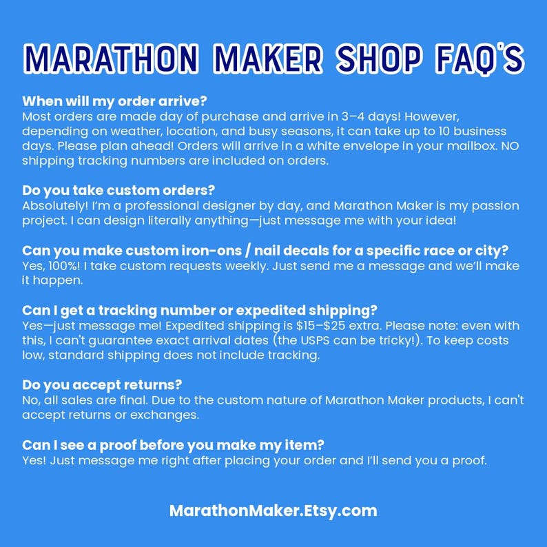 Boston Marathon Qualifier Running Sticker, Blue and Yellow Marathon ...