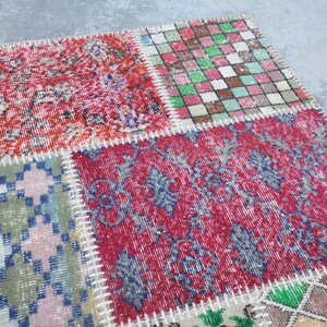 5.2x7.5 Turkish Patchwork Rug Decorative Handmade Patchwork - Etsy