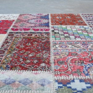 5.2x7.5 Turkish Patchwork Rug Decorative Handmade Patchwork - Etsy