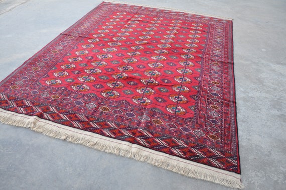 7x9 Turkish Rug / Vintage Carpet / Boho Decor Rug / Home Floor | Etsy