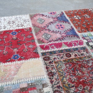 5.2x7.5 Turkish Patchwork Rug Decorative Handmade Patchwork - Etsy