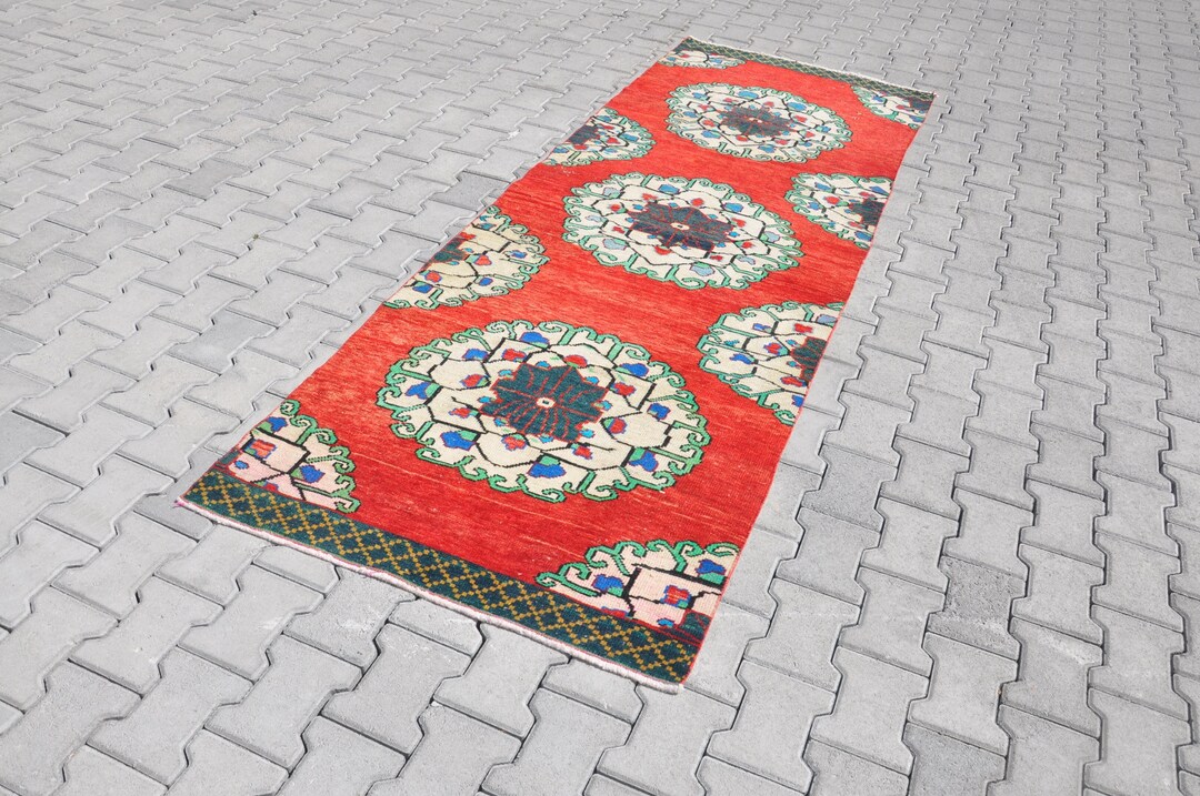 3x9 Corridor Kitchen Runner / Pale Colored Runners / Oushak - Etsy