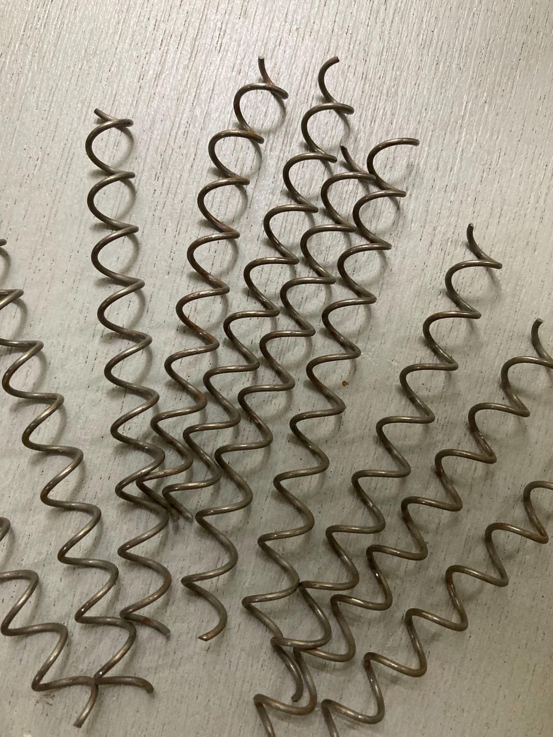 Strong Skinny Spiral Metal Bed Springs Industrial Salvage Steampunk ...