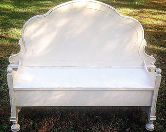 Headboard Bench | Etsy
