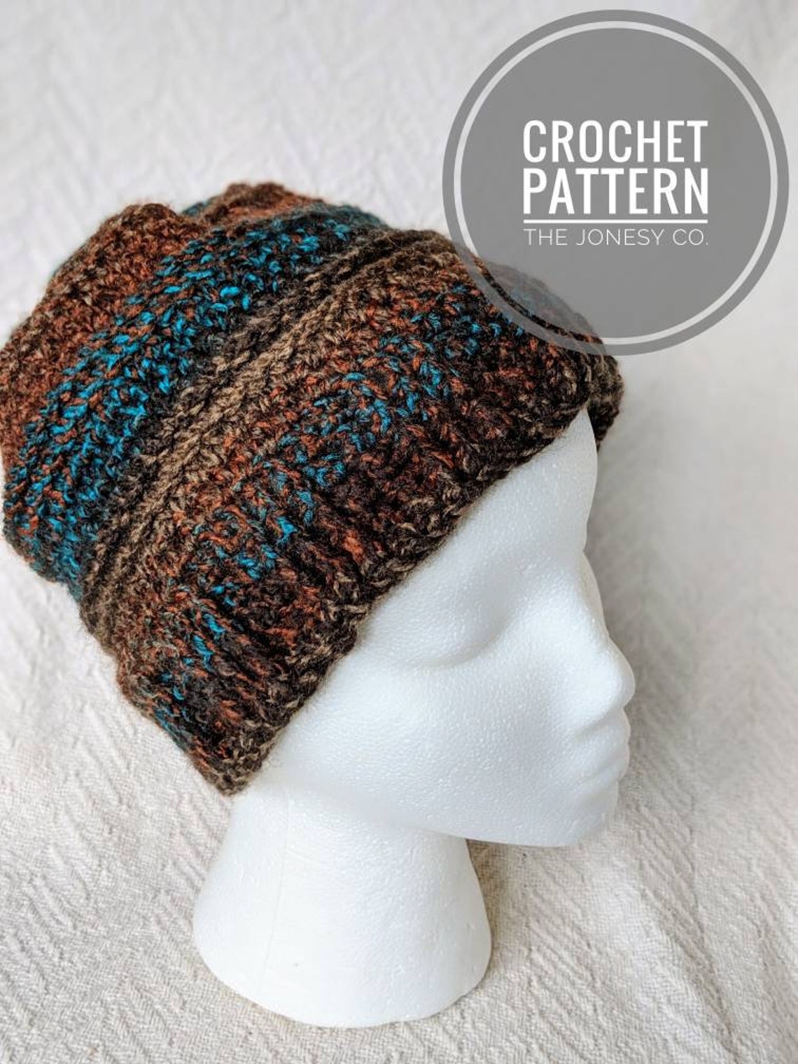 Crochet Hat Pattern Easy Crochet Hat Pattern Hat With - Etsy