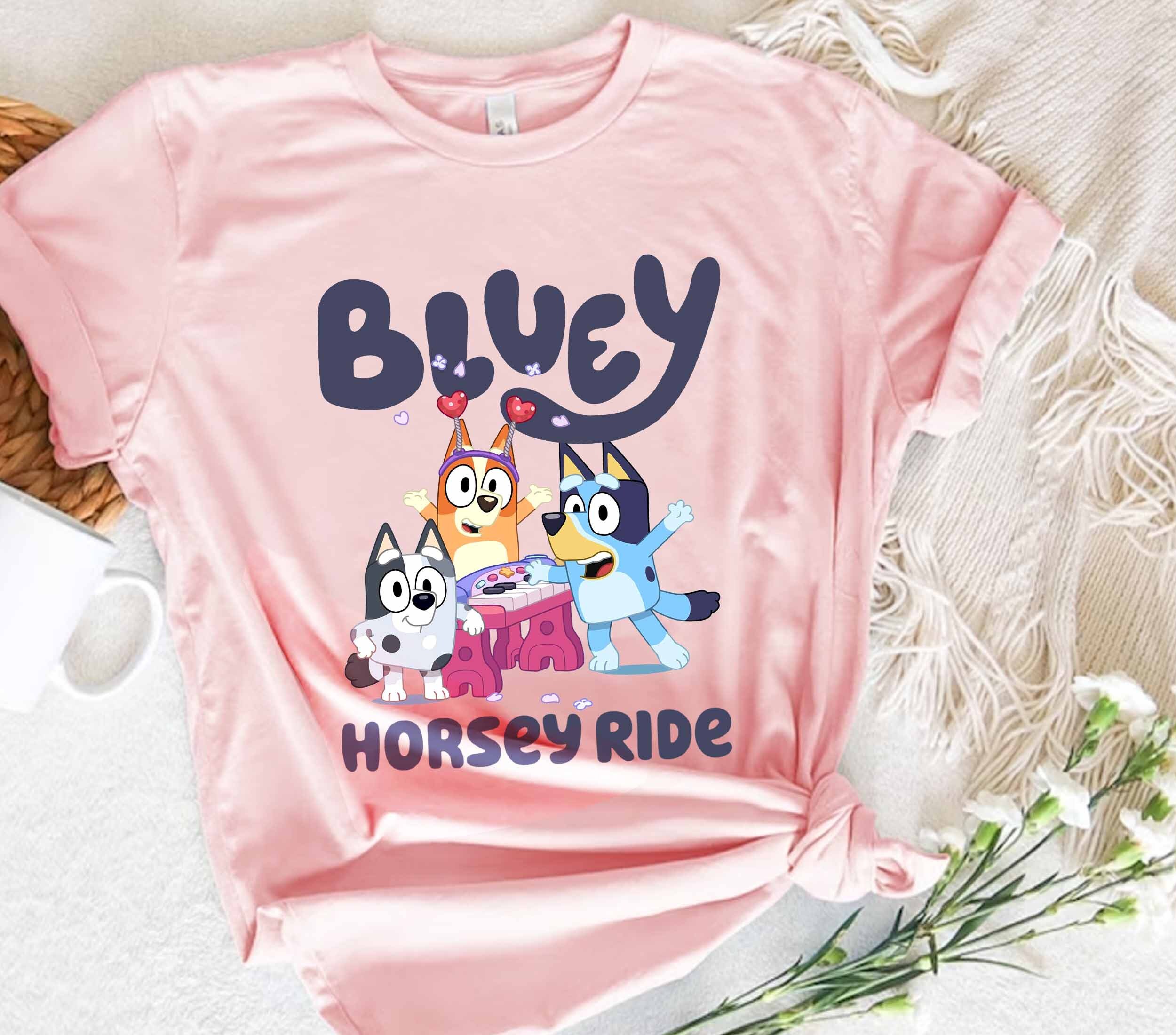 Bluey Horsey Ride Shirt Bluey Bingo Shirt Bluey Muffin Bingo Shirt ...