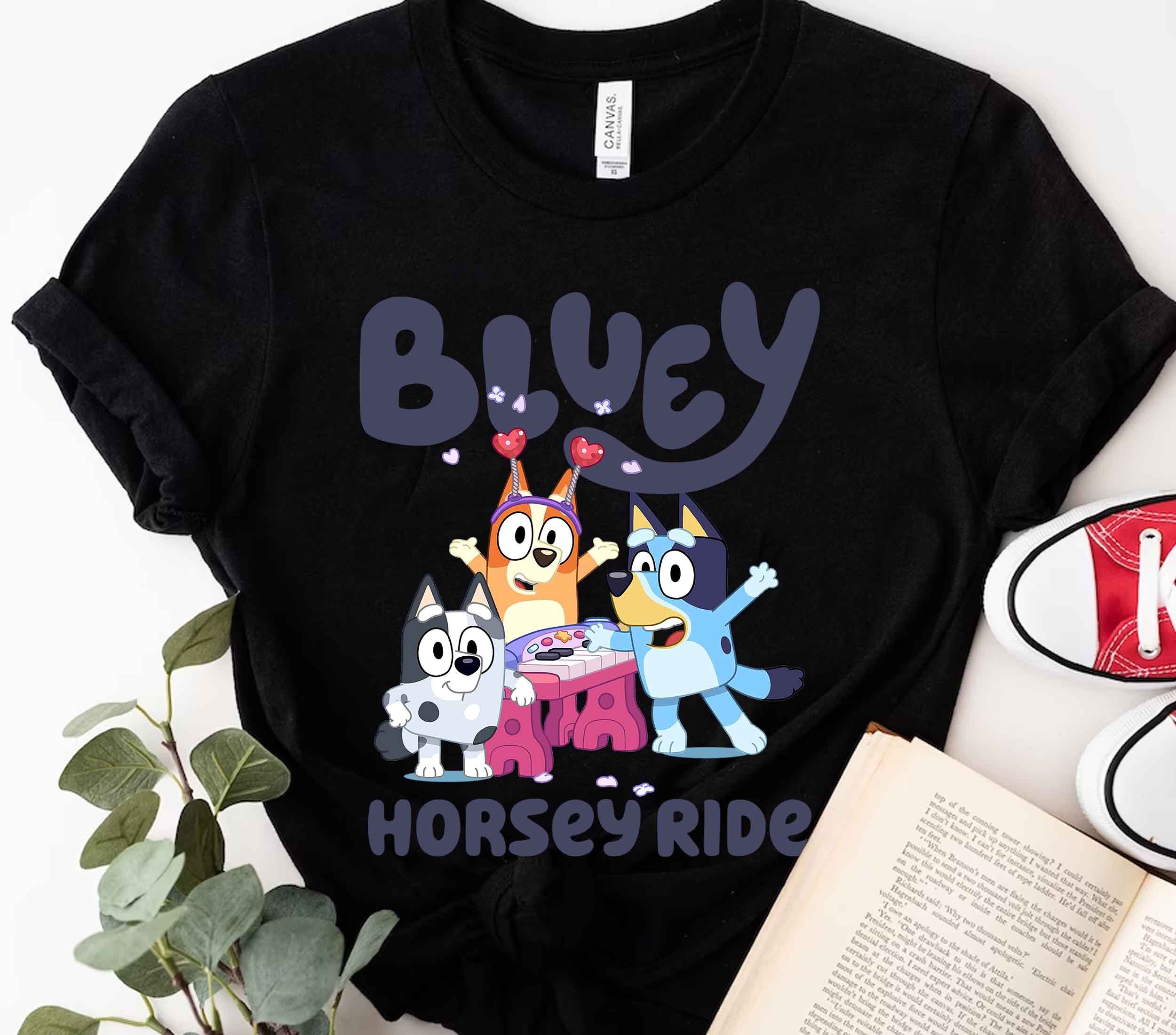 Bluey Horsey Ride Shirt Bluey Bingo Shirt Bluey Muffin Bingo Shirt ...