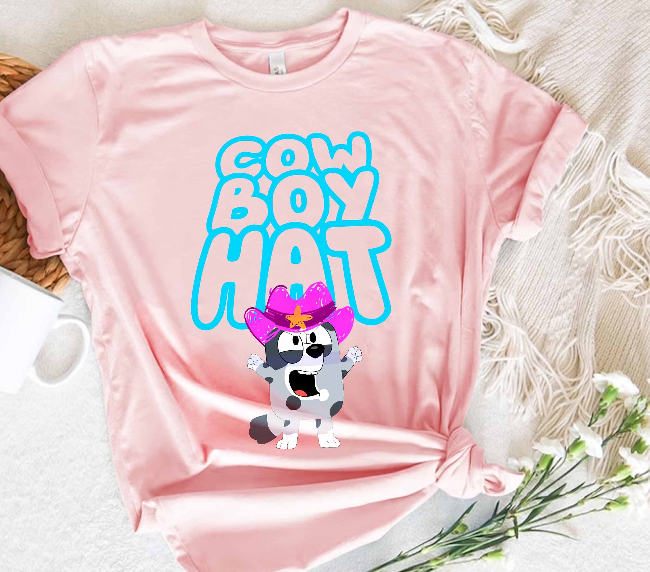 Bluey Cowboy Hat Shirt Bluey Lover Shirt Bluey Bingo Shirt Bluey Family ...