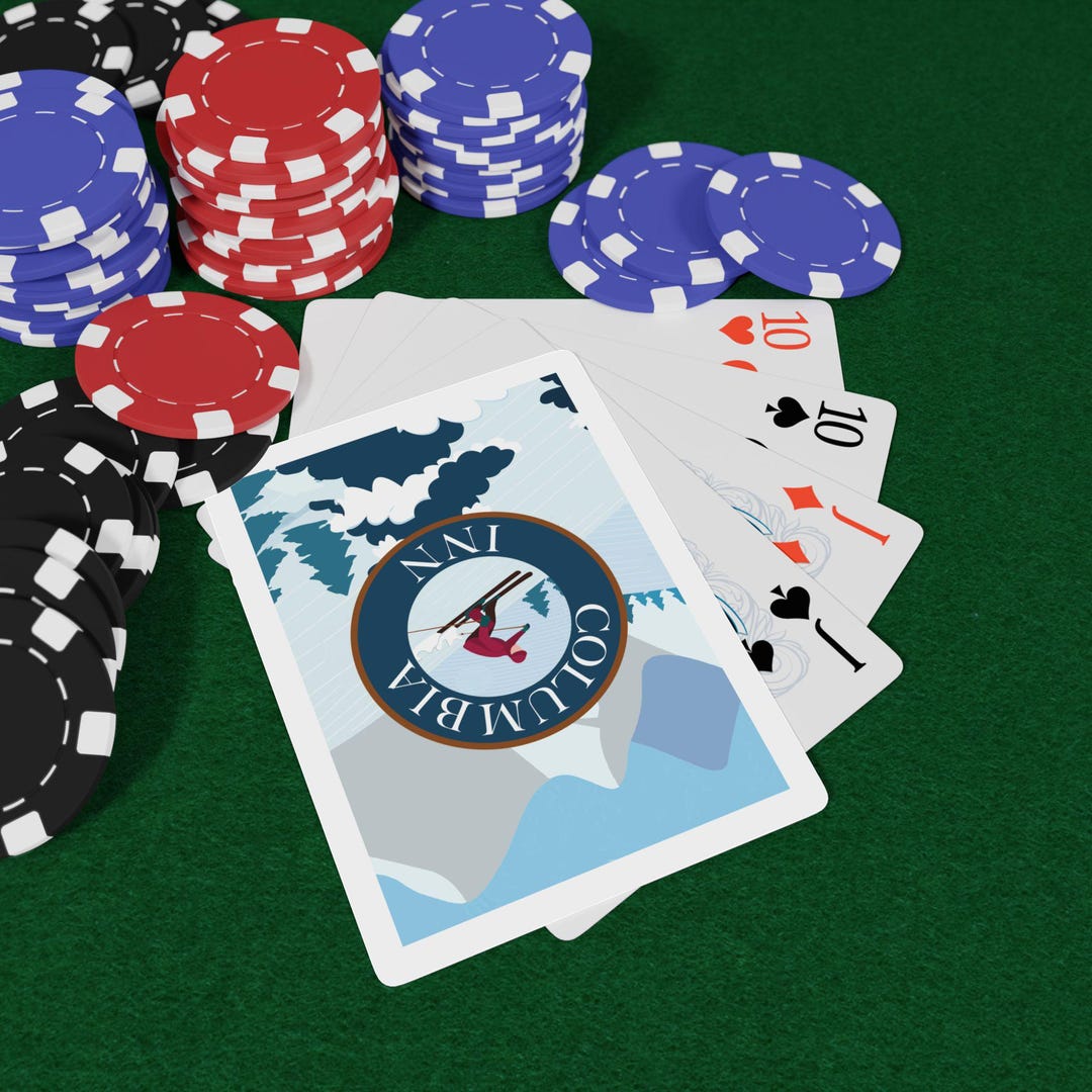 White Christmas - Columbia Inn Pinetree, Vermont Poker Playing Cards ...