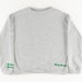 Girls Crewneck Sweatshirt With Embroidery, Gray, Girl Sizes 6-14, Girls ...