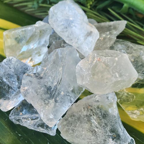 Raw CLEAR QUARTZ grade A Natural Rough Crystal Quartz Stones | Etsy