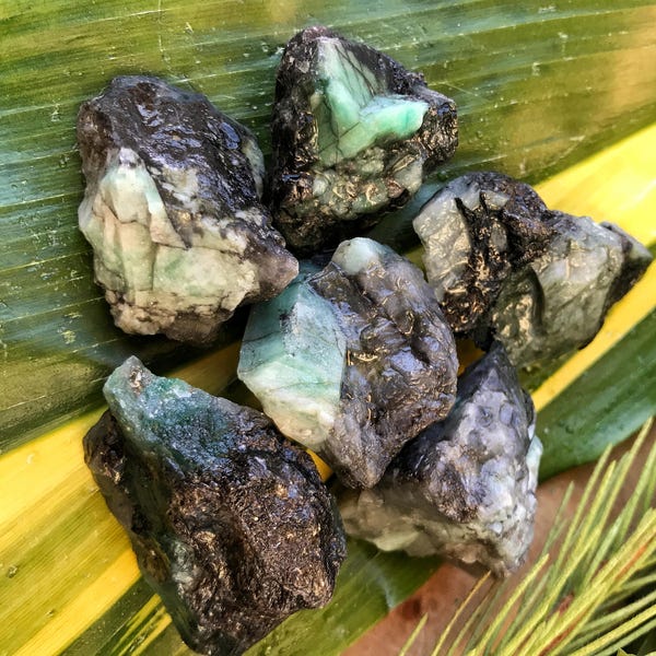 Raw Emerald Stone - Etsy