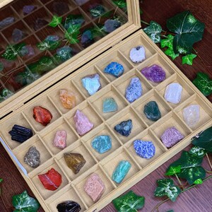 Raw Crystal Collectors Box Crystal Kit Crystal Gift Set Meditation ...