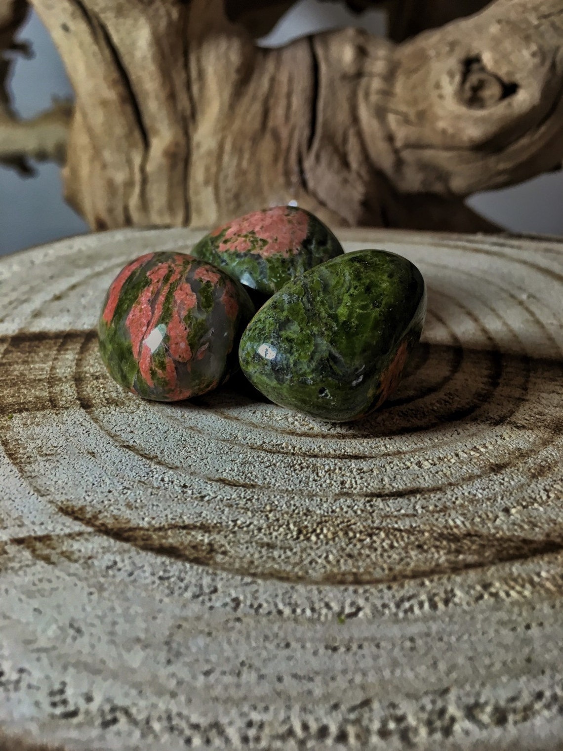UNAKITE grade A Natural Tumbled Polished Stones Gemstone | Etsy