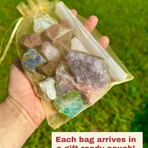 Mystery Bag of Assorted Crystals, Natural Raw Gemstones, Wholesale ...