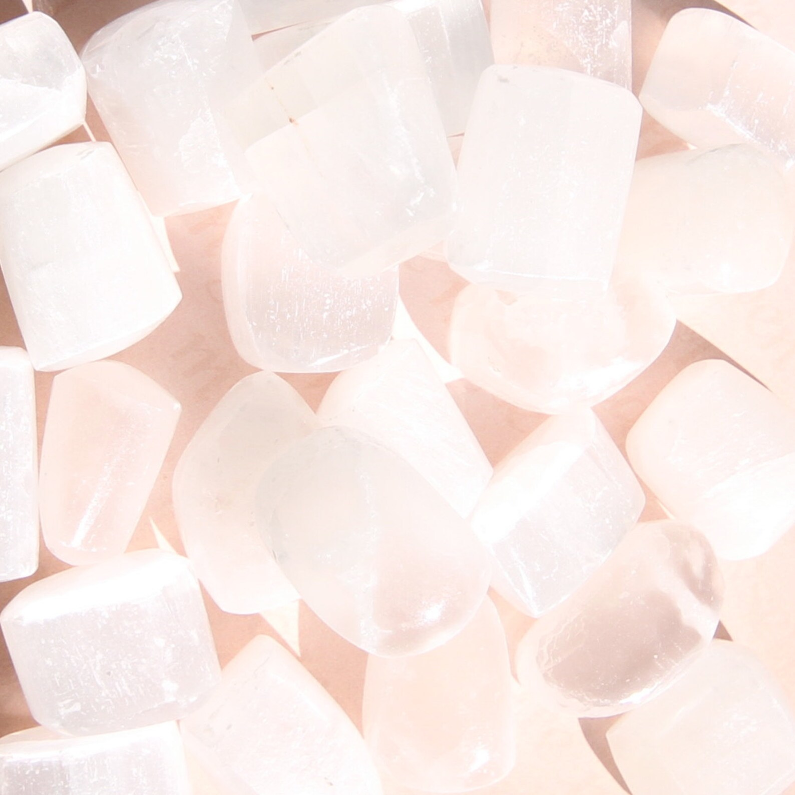SELENITE (grade A Natural) Tumbled Polished Stones Gemstone Rocks for ...