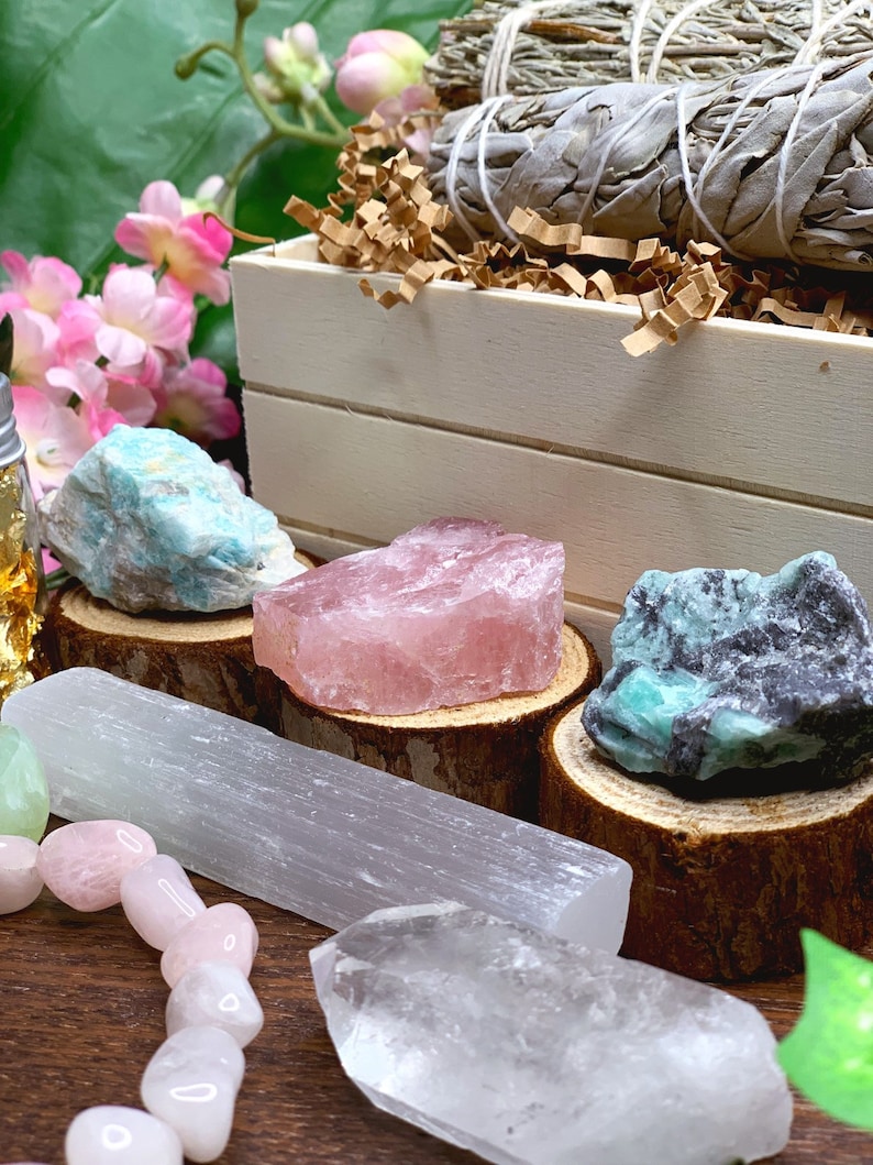 Self Love Crystal Kit Crystals For Love Heart Chakra Etsy