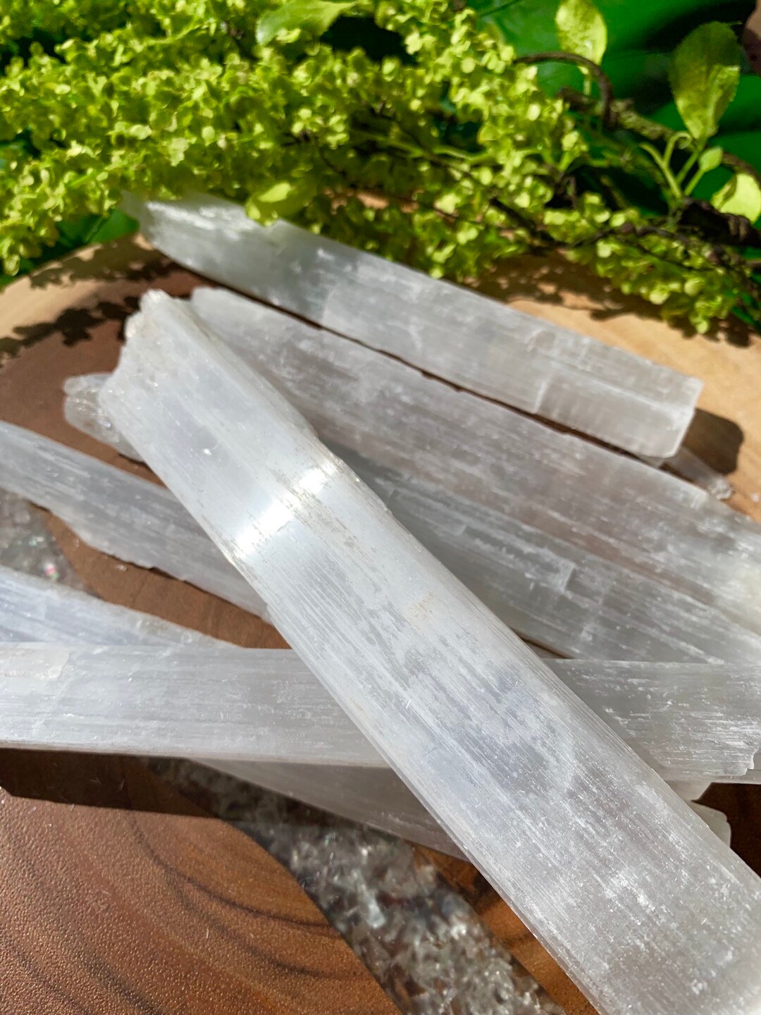 9 In. SELENITE Wand LARGE | Magic Fairy Wands | Crystal Healing ...