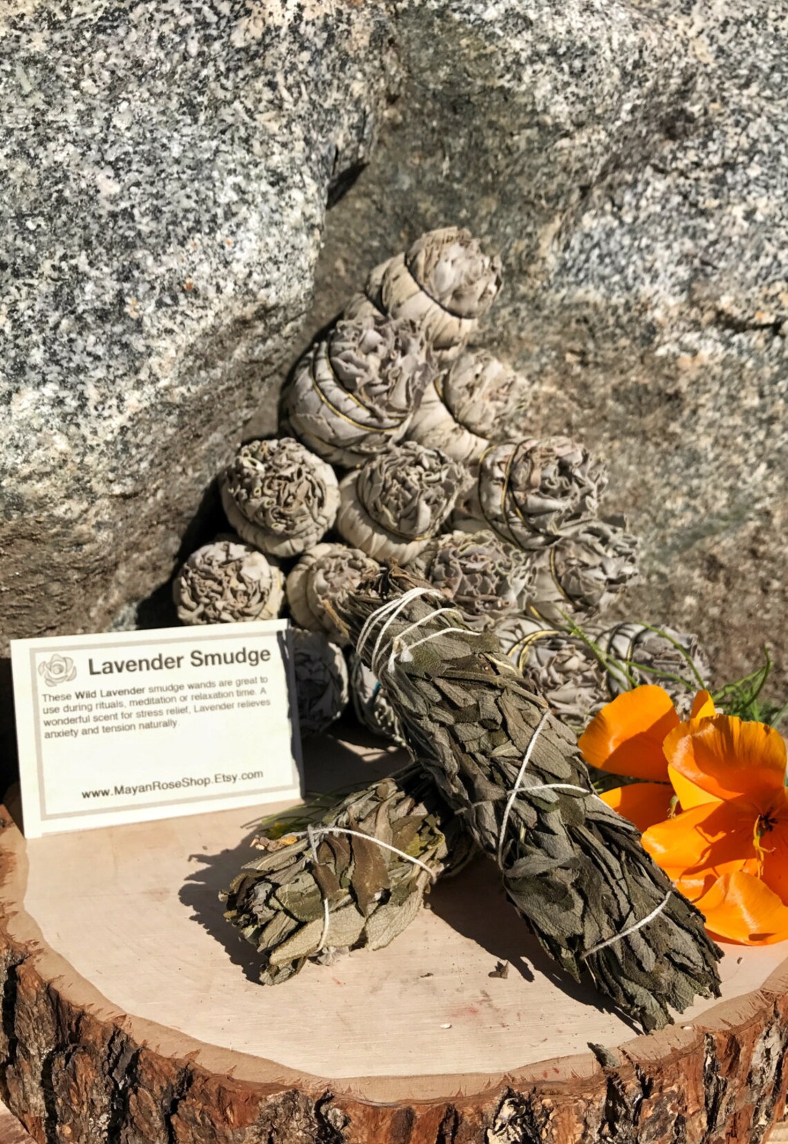 LAVENDER SMUDGE Stick Sage Bundle for Ceremony Meditation - Etsy