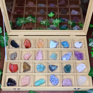 Raw Crystal Collectors Box Crystal Kit Crystal Gift Set Meditation ...