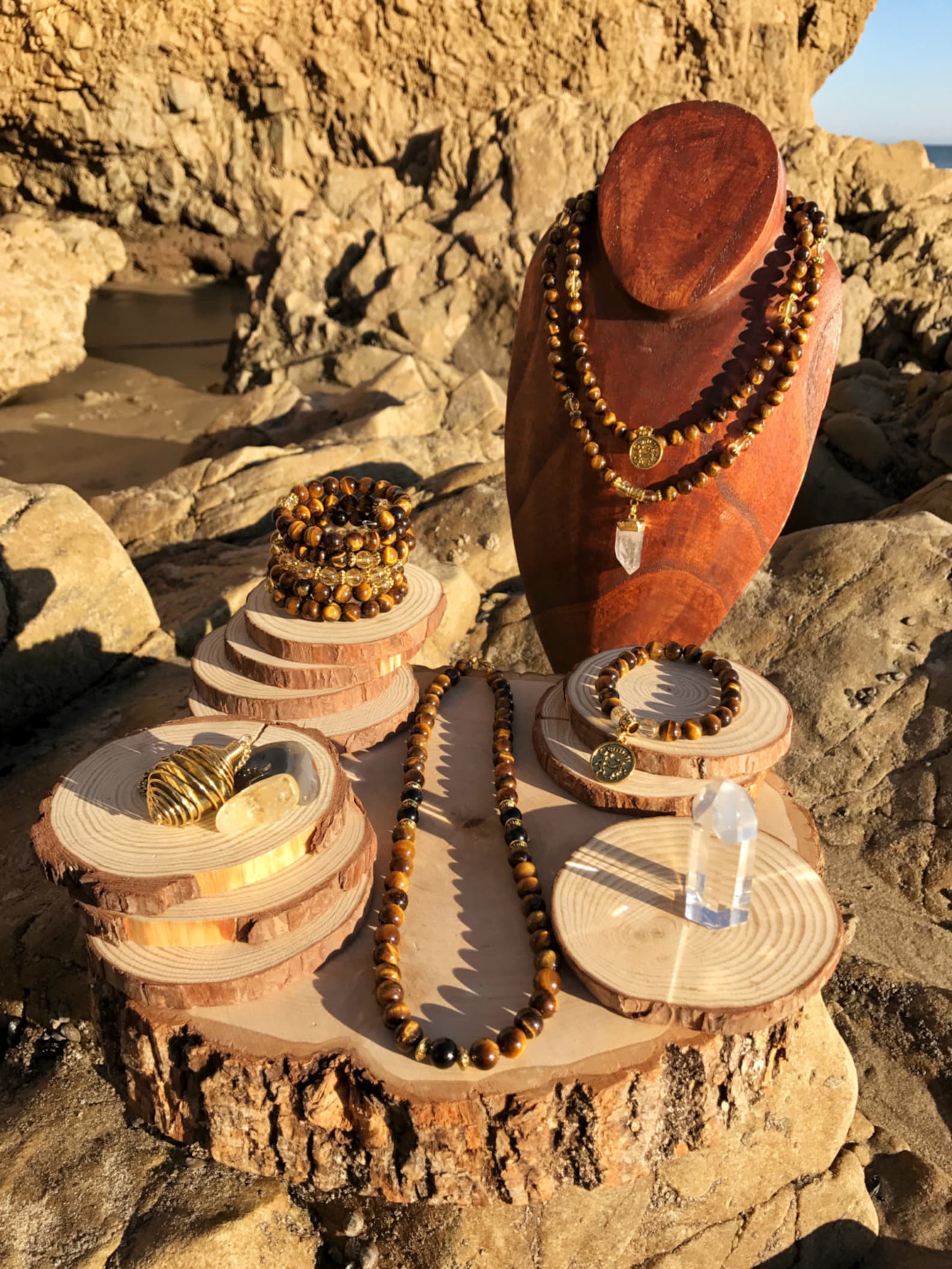 GEMINI Zodiac Gift Set 3 | Tiger Eye & Citrine | May June Birthstone ...