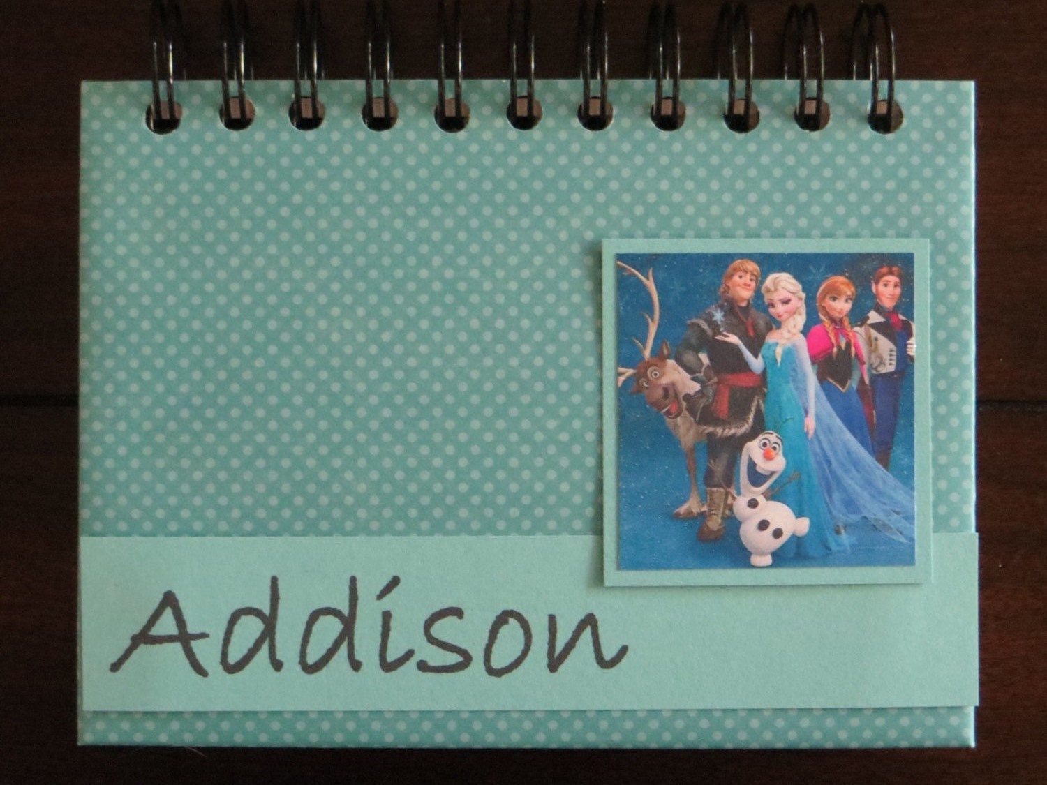 Personalized Disney Autograph & Photo Book Elsa Anna Olaf Frozen - Etsy
