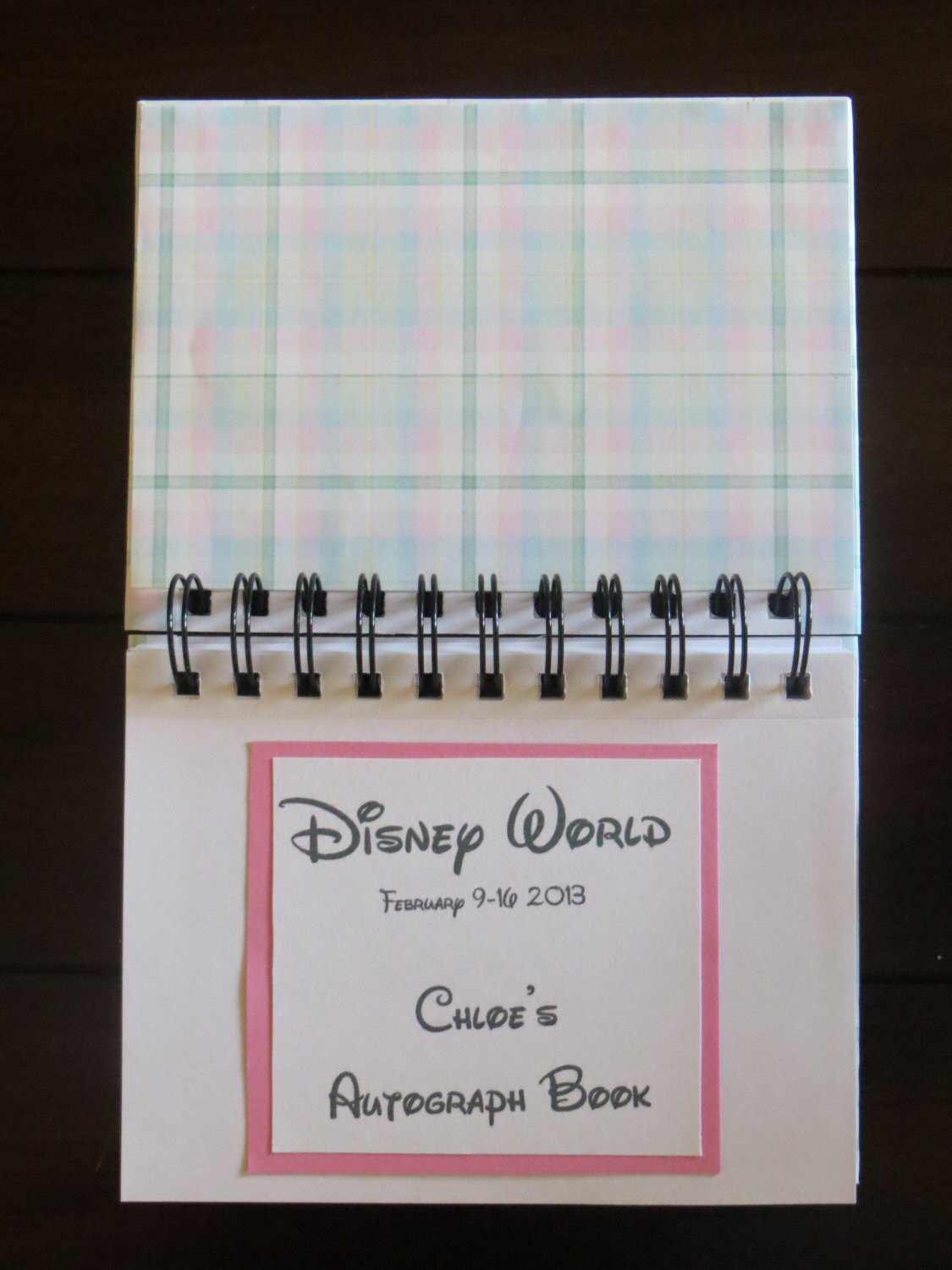 Personalized Disney Autograph & Photo Book Princess Merida - Etsy