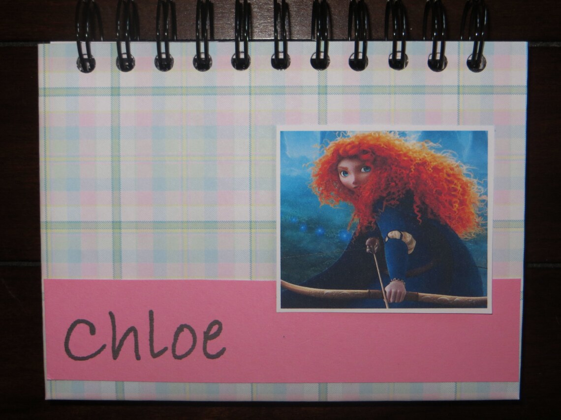 Personalized Disney Autograph & Photo Book Princess Merida - Etsy