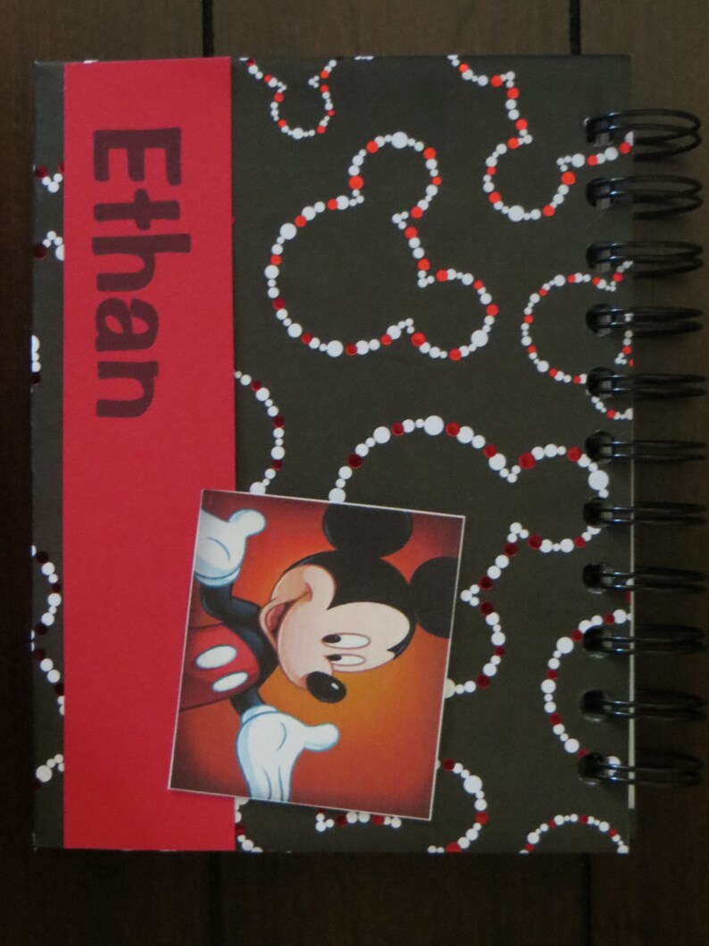 Personalized Disney Autograph & Photo Book Mickey Mouse | Etsy