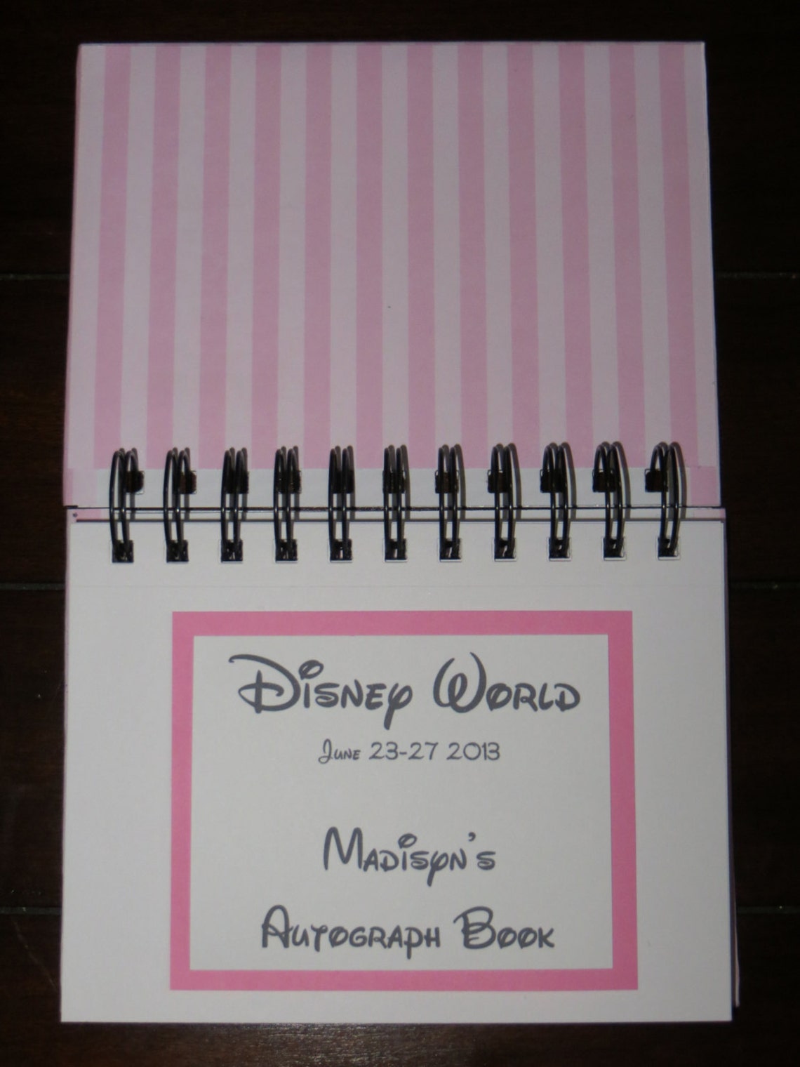 Personalized Disney Autograph & Photo Book Princess Aurora Sleeping ...