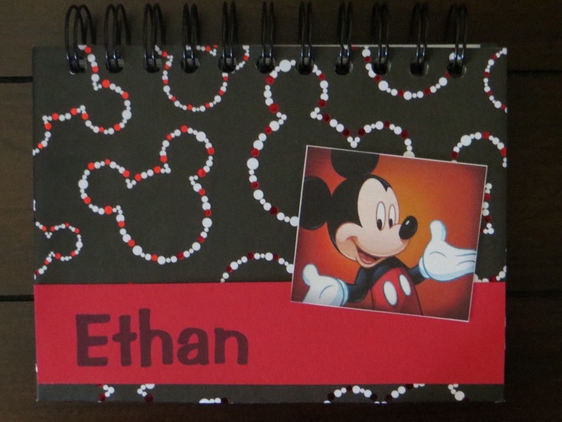 Personalized Disney Autograph & Photo Book Mickey Mouse - Etsy