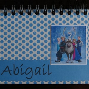Personalized Disney Autograph & Photo Book Elsa Anna Olaf Frozen - Etsy