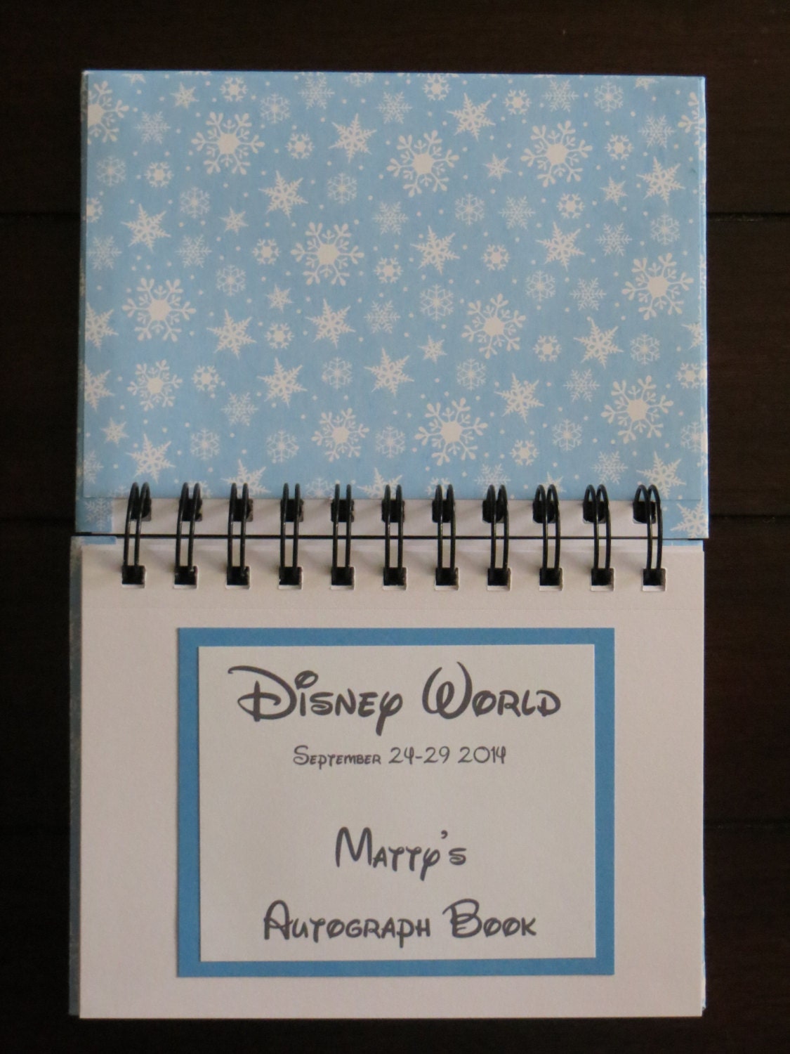 Personalized Disney Autograph & Photo Book Frozen Olaf - Etsy