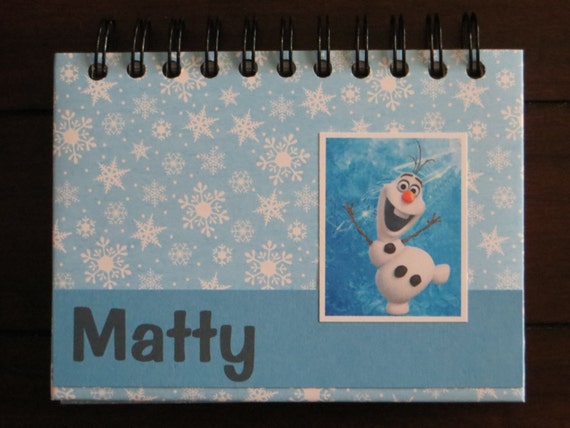 Personalized Disney Autograph & Photo Book Frozen Olaf | Etsy