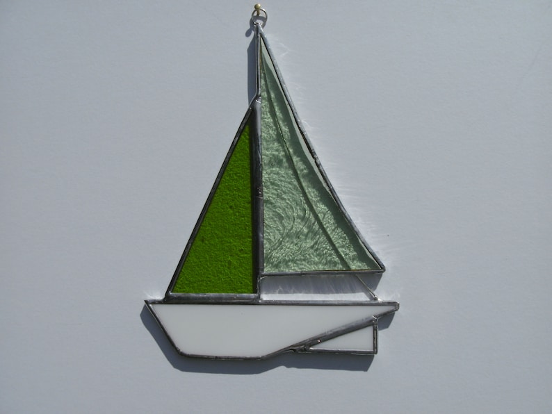 Stained Glass Sailing Boat - Etsy