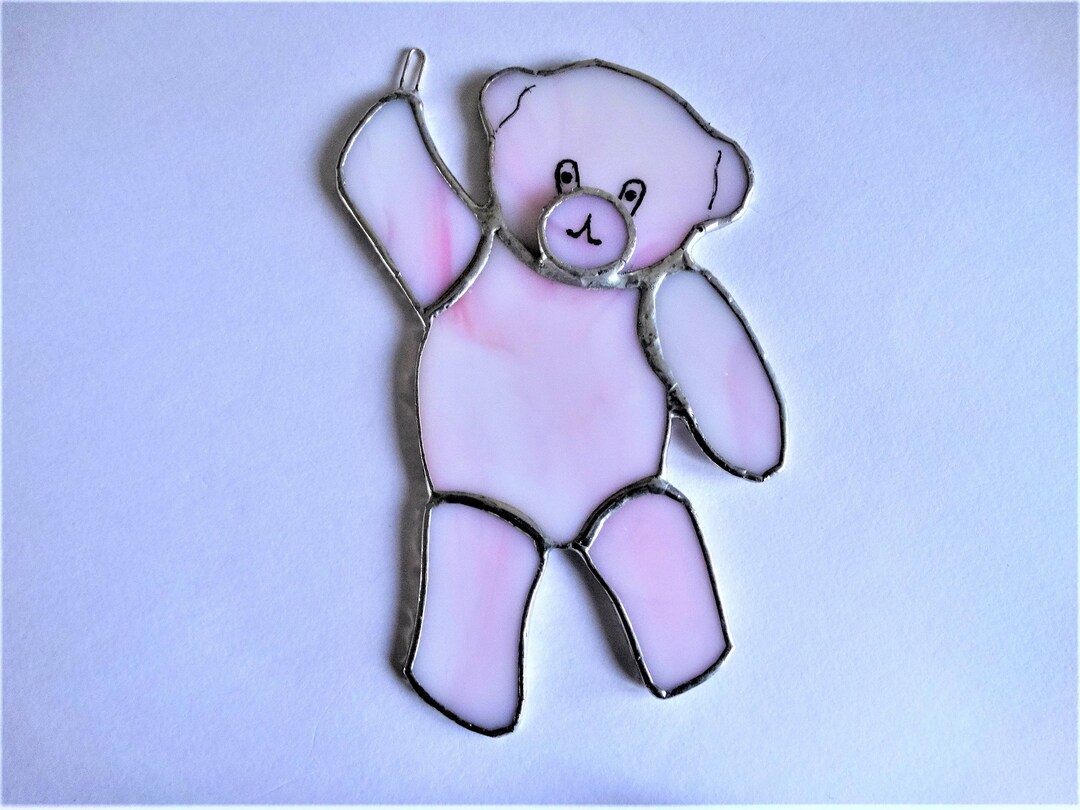 Stained Glass Teddy Bear - Etsy