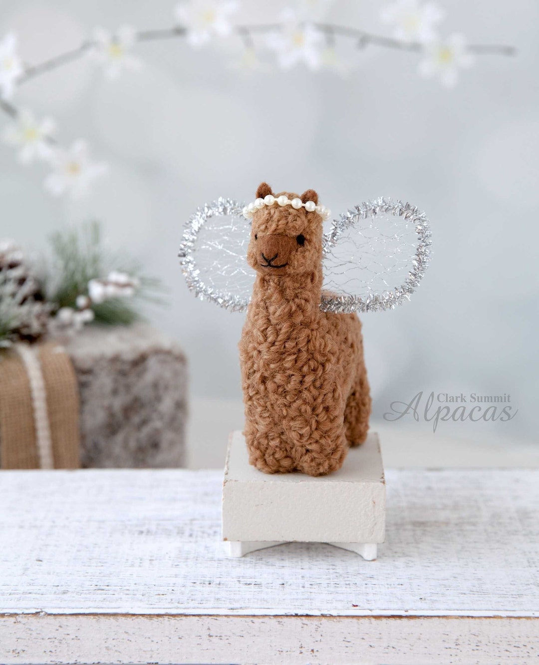 Llama Angel Ornament Good Luck Alpaca Fairy Baby's First - Etsy