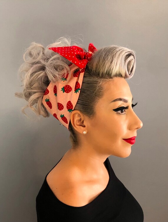 Bandana Pin Up Rockabilly How To Secure A Bandana: Easy Pinup Hair
