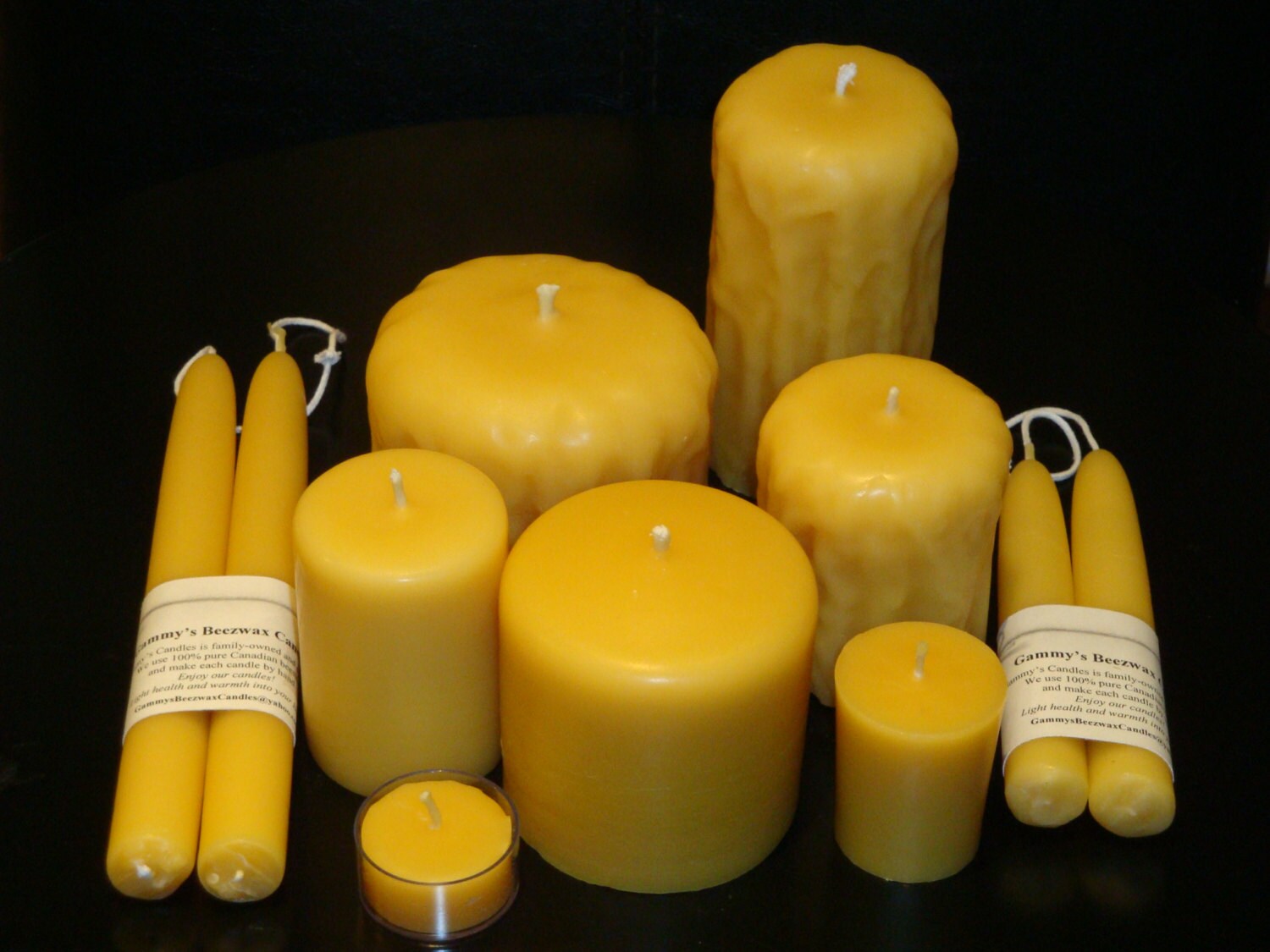 Lumpy Bumpy Stumpy Beeswax Candle (2"x4.8") - 100% Pure - Etsy