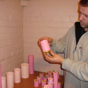 Lumpy Bumpy Stumpy Beeswax Candle (2"x4.8") - 100% Pure - Etsy