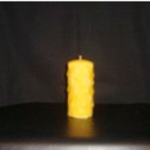 Lumpy Bumpy Stumpy Beeswax Candle (2"x4.8") - 100% Pure - Etsy