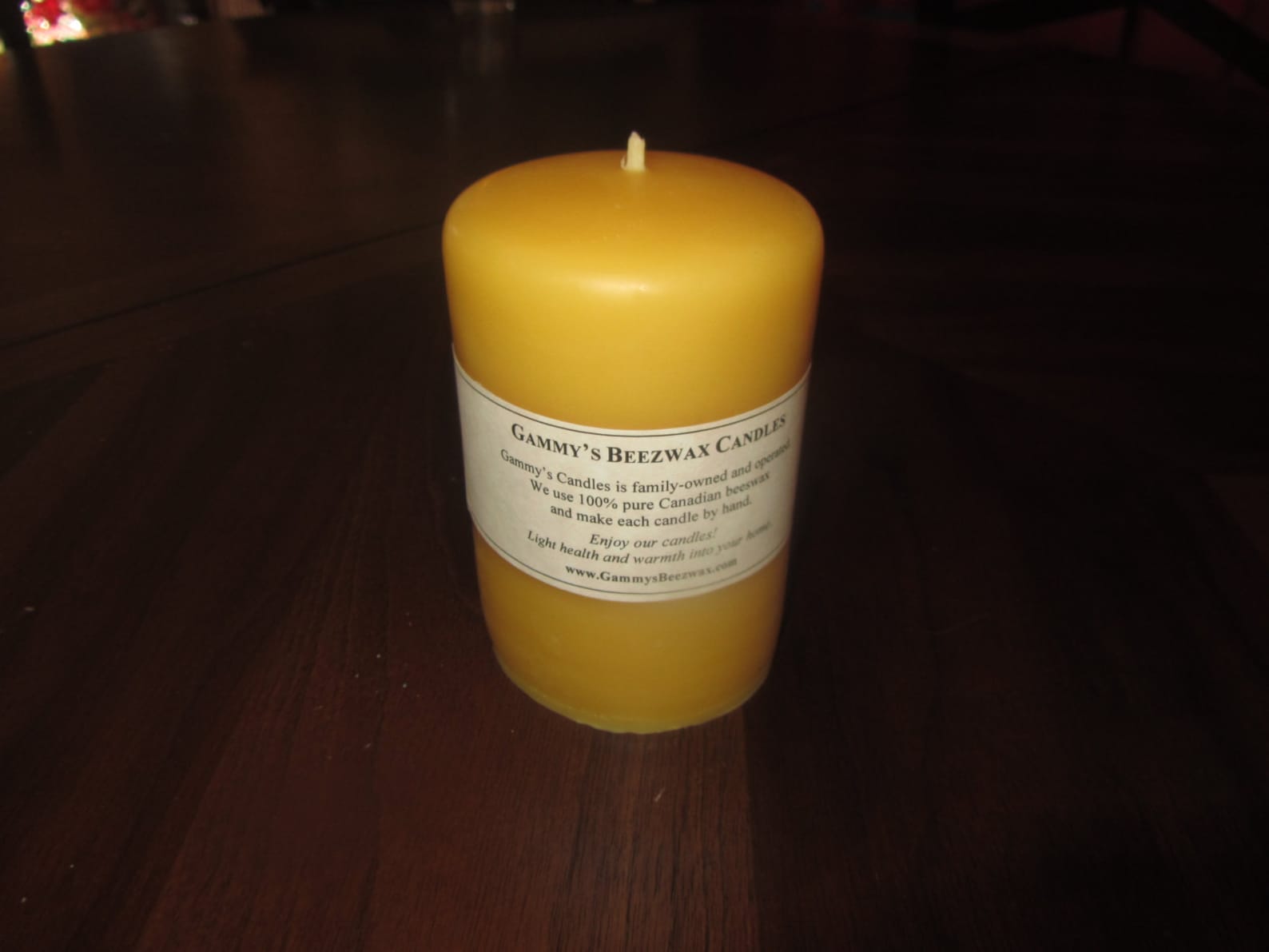 3.1x5 Smooth Pillar 100% Pure Beeswax - Etsy